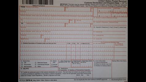 Usps Form 2976 A Fillable Printable Forms Free Online