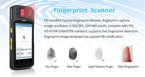 Ekemp Fbi Certified H5 Biometric Handheld Terminal For Multi Modal Biometrics Driver License
