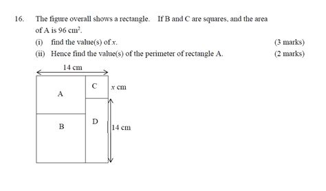 Solved The Figure Overall Shows A Rectangle If B And C Chegg