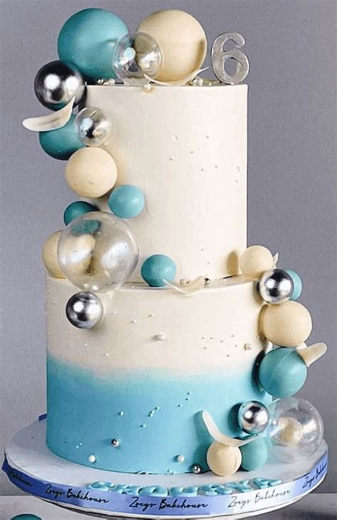 Bubble Themed Birthday Cakes