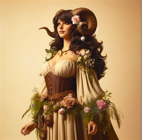 Female Satyr Druid In 2025