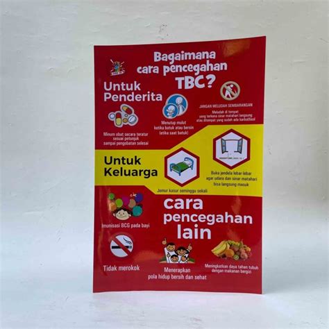 Poster Tbc Tuberculosis Poster Cara Pencegahan Tb Poster Kesehatan