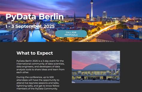 Berlin Pydata Coding Opensource Datascience Numfocus Germany