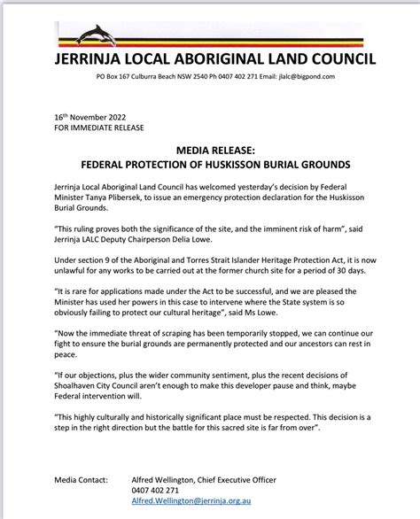Aboriginal And Torres Strait Islander Heritage Protection Huskisson