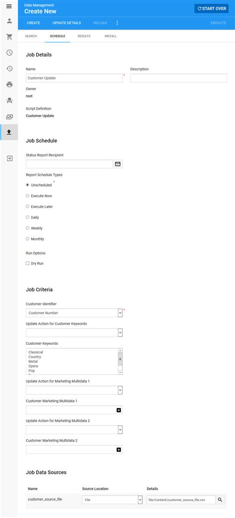 Script Customer Update