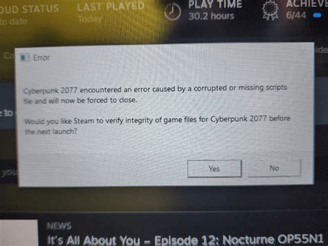 Script Error Crash Rcyberpunkgame
