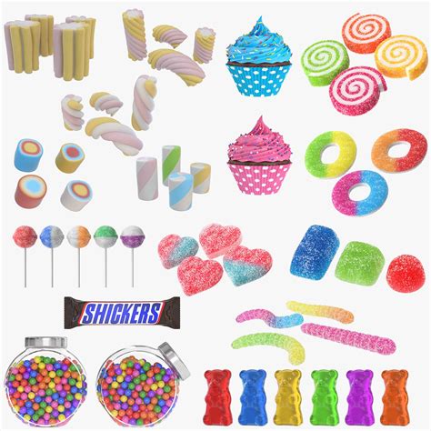 Candy Trucks Collection 3d Model 149 Max Fbx Obj Free3d