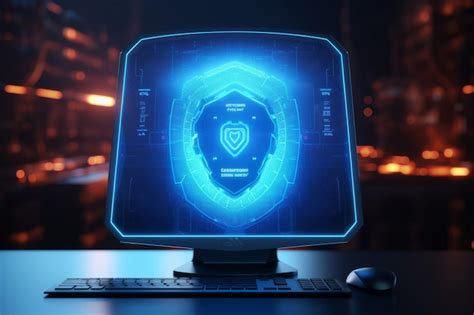 Premium Photo Concept For Cyber Security Firewall Interface