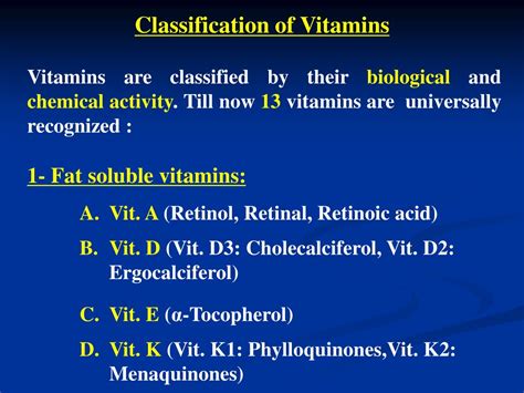 Ppt Introduction Of Vitamins Powerpoint Presentation Free Download