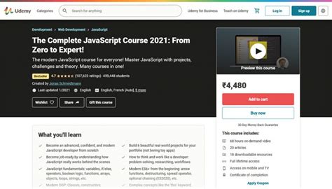 10 Best Javascript Online Courses Classes And Certifications For 2024 Tangolearn