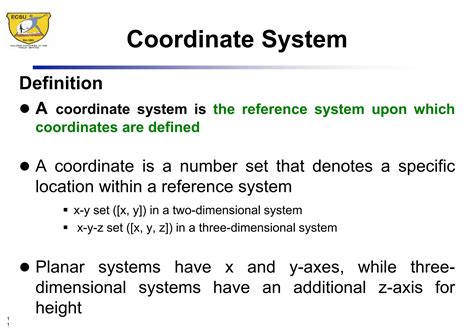 Gis Lecture 3 Map Projetion And Coordinate Systemppt