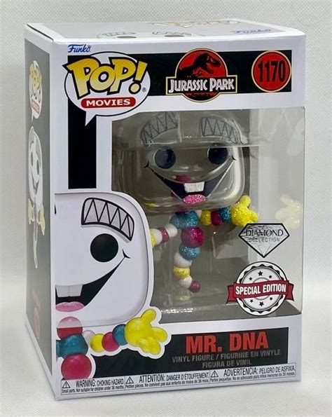 Funko Pop Jurassic Park Mr Dna Diamond Collection Acheter Sur
