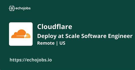 Cloudflare Is Hiring Deploy At Scale Software Engineer Usd 137k 167k