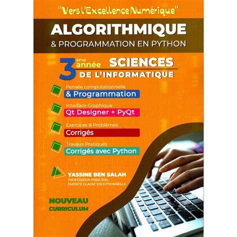 ALGORITHMIQUE ET PROGRAMMATION En Python 3eme Info Librairie Hiba