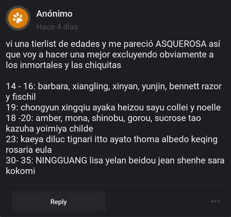 Genshintwt 𝆬 On Twitter Si La Otra Te Parecía Asquerosa Está Es Vomitiva