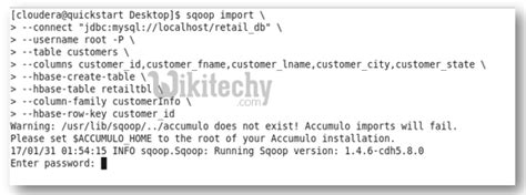 Sqoop Sqoop Import To Hbase Apache Sqoop Sqoop Tutorial Sqoop