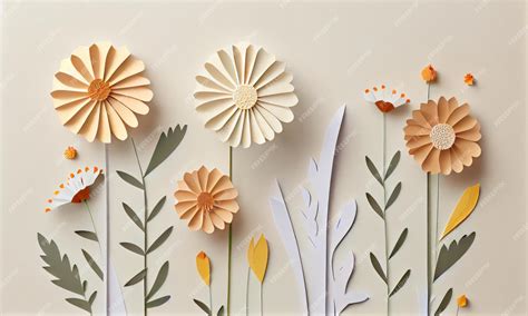 Premium Ai Image Bitterroot Flower Made Of Paper Craft Generative Aibitterroot M