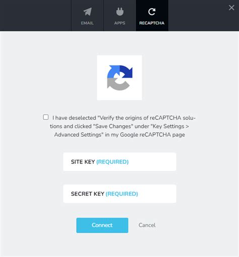 recaptcha is not working error for site owner invalid site key