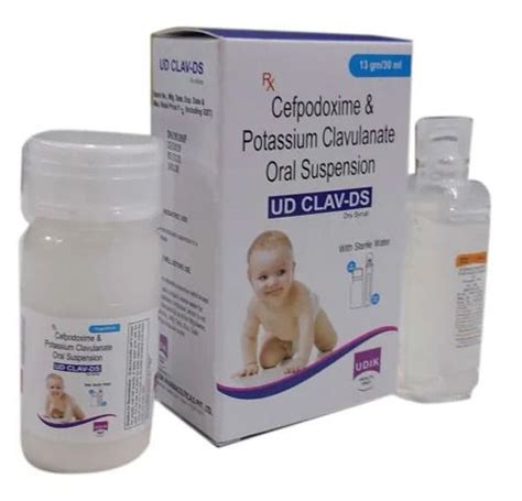 Cefpodoxime Potassium Clavulanate 30ml Pediatric Oral Suspension