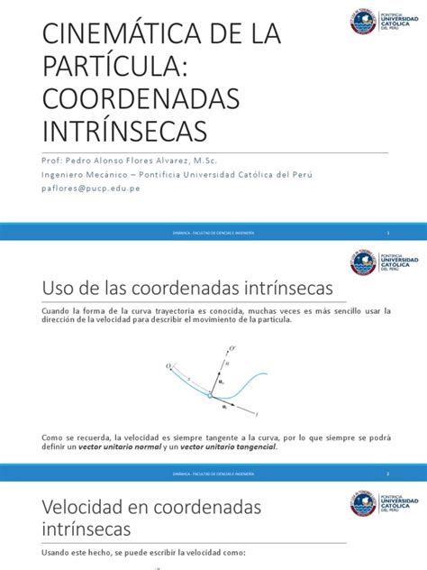 cinemática de la partícula coordenadas intrínsecas descargar gratis