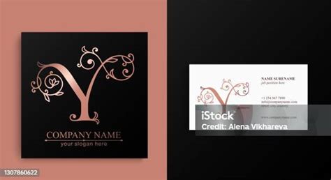 프리미엄 벡터 Y 로고 몬노그램 문자 명함 엘리트 회사를 브랜딩하기 위한 개인 로고 또는 사인 0명에 대한 스톡 벡터 아트 및 기타 이미지 Istock