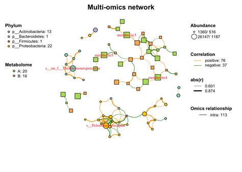 Metanet Network Analysis For Omics Data 4 Visualization