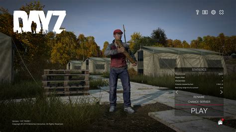 Main Menu DayZ Interface In Game