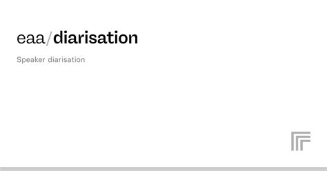 Eaa Diarisation Run With An Api On Replicate
