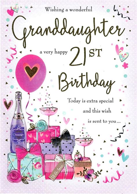 9 Granddaughter Birthday Cards Verjaardag
