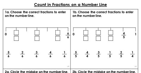 Count In Fractions On Number Line Varied Fluency Classroom Secrets Classroom Secrets