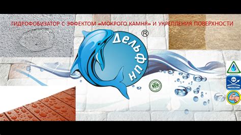 Гидрофобизатор-пропитка с мокрым эффектом ДельфинСМ - YouTube