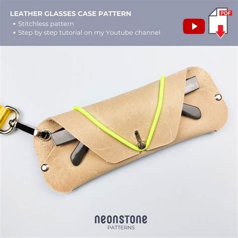Leather Glasses Case Pattern Pdf Download Pattern For Eyeglasses Case