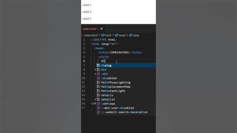 css descendant selectors youtube
