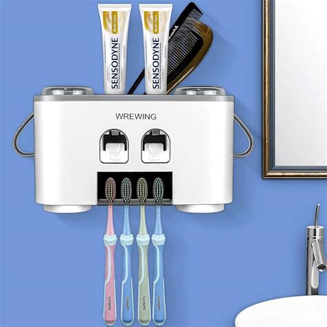 Toothbrush Holder For Bathrooms Multi Functional