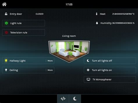 New Web Interface Connected To Openhab For Touch Screen Tablet Tutorials Examples