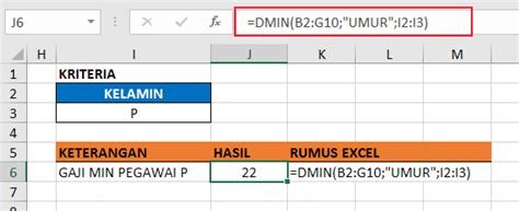 Fungsi Database Dsum Daverage Dmax Dmin Dcount Dan Dcounta Pada