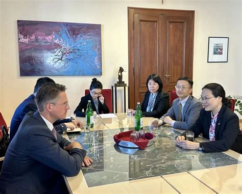 亓玫大使访问克洛斯特新堡市 中华人民共和国驻奥地利共和国大使馆