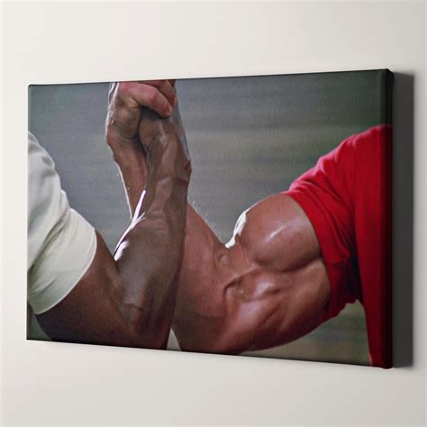 Predator Movie Handshake Arnold Schwarzenegger Canvas Wall Art Prints