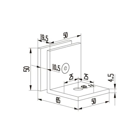 Shower Glass Wall Bracket Aleader Machinery