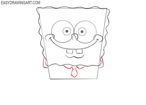 How To Draw Spongebob Easy Drawing Art