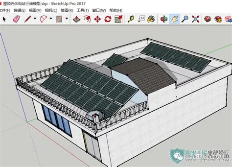 【光伏科普】各类光伏电站应用场景三维模型图 车棚