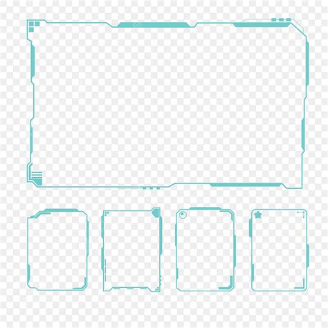 Tech Hud Vector Hd Images Game Hud High Tech Abstract Game Hud High