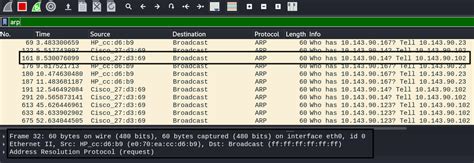 Arp In Wireshark Geeksforgeeks