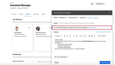 Invite Babes To Apply To A Job Posting Handshake Help Center