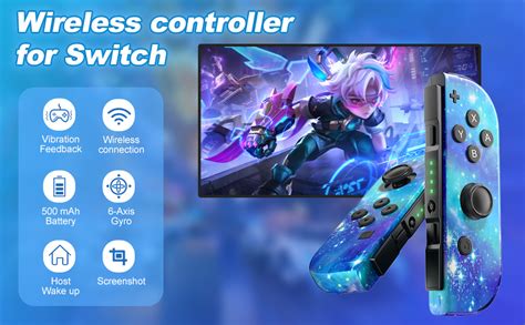wireless controller for switch wireless gamepad switch controller support motion control dual