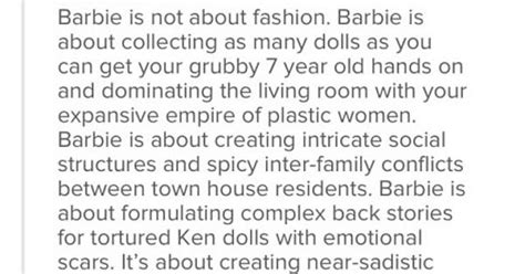 til playing with barbies is about making your own game of thrones imgur
