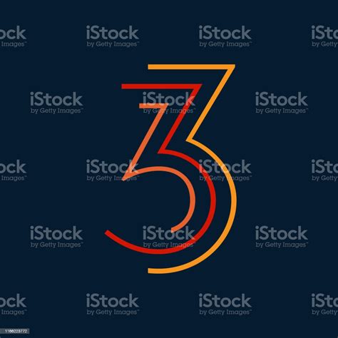 번호 세 번째 세 번째 벡터 번호 알파벳 독특한 요소 디자인에 대한 화려한 화려한 현대 동적 평면 디자인 로고 기업 정체성 응용 프로그램 크리에이티브 포스터 등 3에 대한
