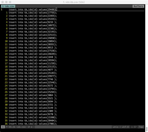 Vim列编辑模式实战 Csdn博客