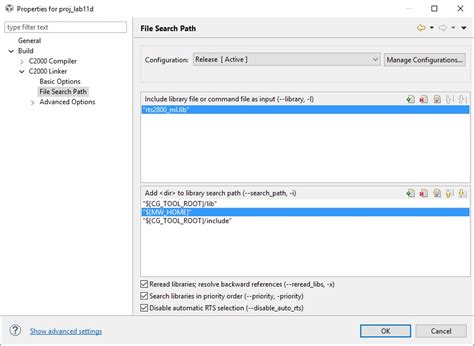 Export Project From Ccs With All Related Files Code Composer Studio