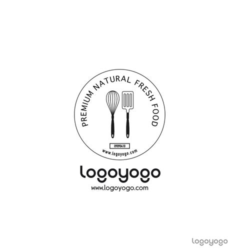 주방 로고 아이콘 일러스트 Ai 다운로드 로고요고